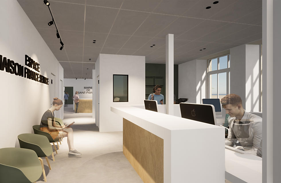 Mairie Saint-pair-sur-mer | Lylian Ollivier Architecte | Granville Mairie Saint-pair-sur-mer | Lylian Ollivier Architecte | Granville