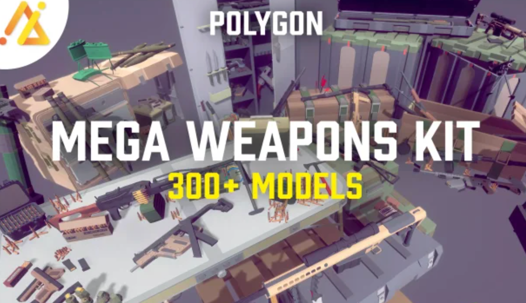 POLY - Mega Weapons Kit | Unity Templates