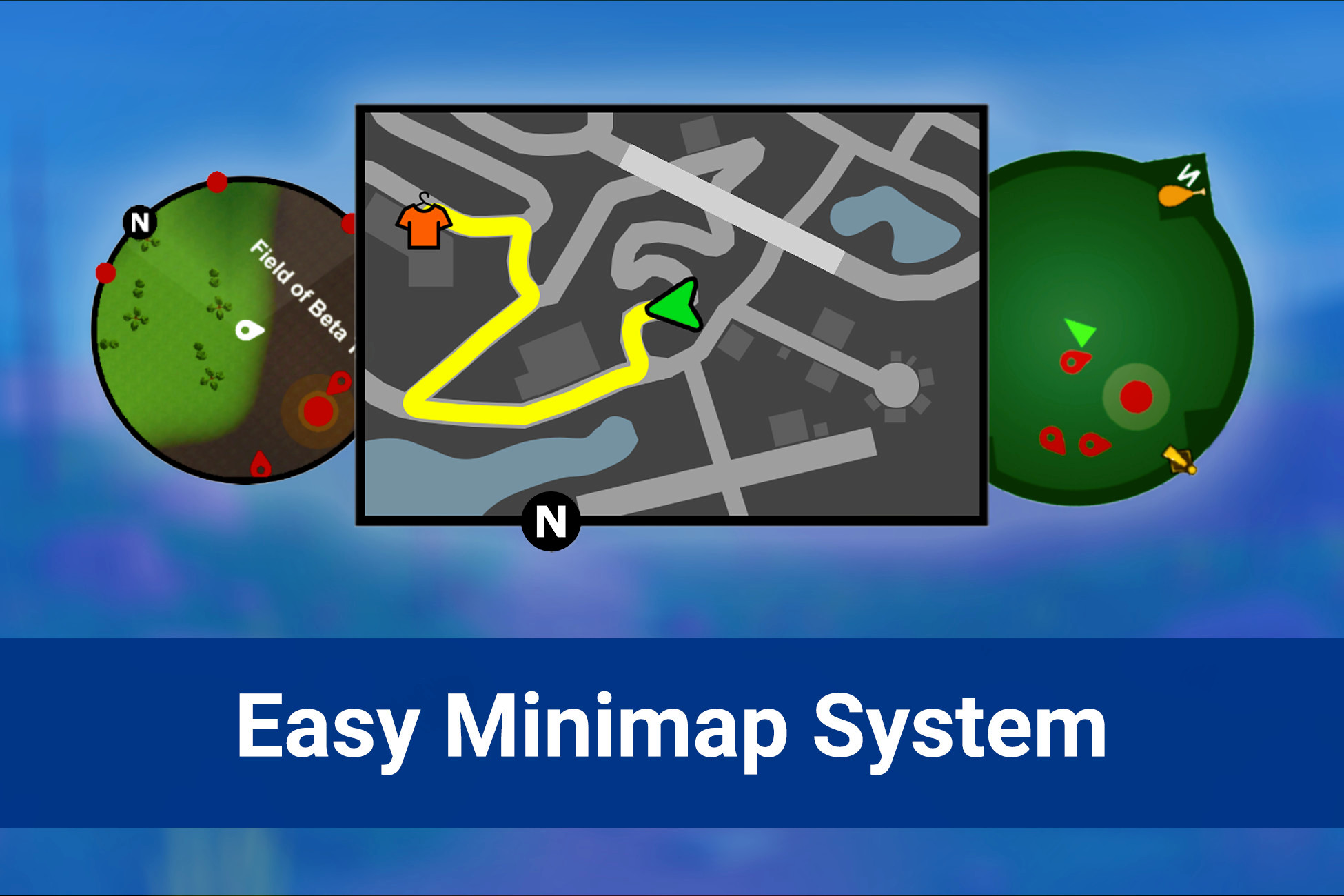 Easy Minimap System MT - GPS, Radar, Worldmap, Fog of War | Unity Templates