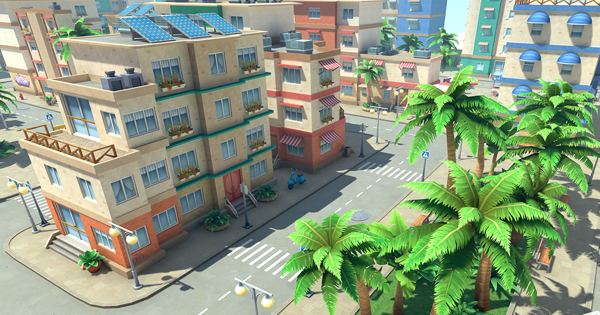 Modular Resort Town | Unity Templates