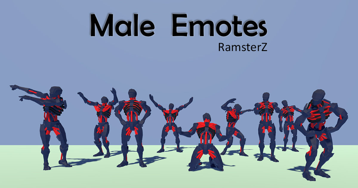 Male Emotes | Unity Templates