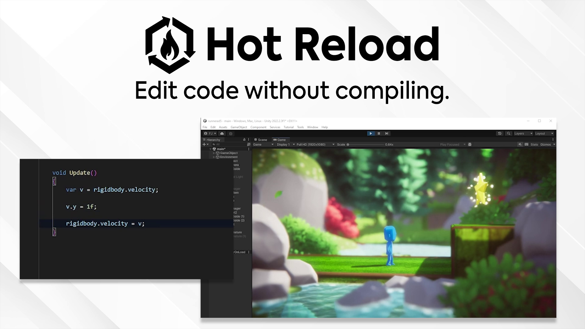 Hot Reload Edit Code Without Compiling | Unity Templates
