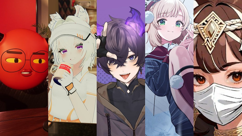 Top 5 Popular and Famous Indie Kojinzei VTubers in 2024