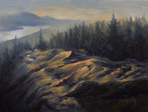 Bald Mountain, 9x12" | Greg Klein Art