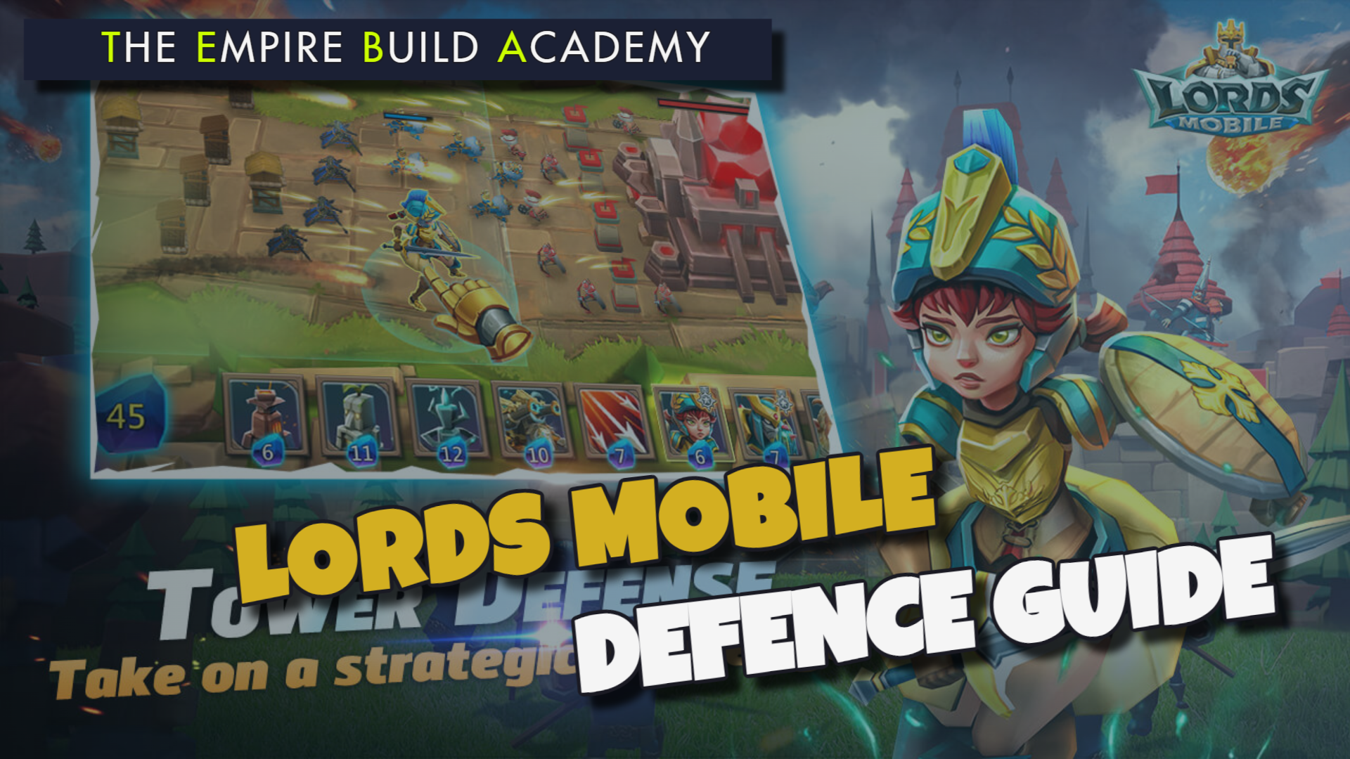 How can I improve my base defence in Lords Mobile?