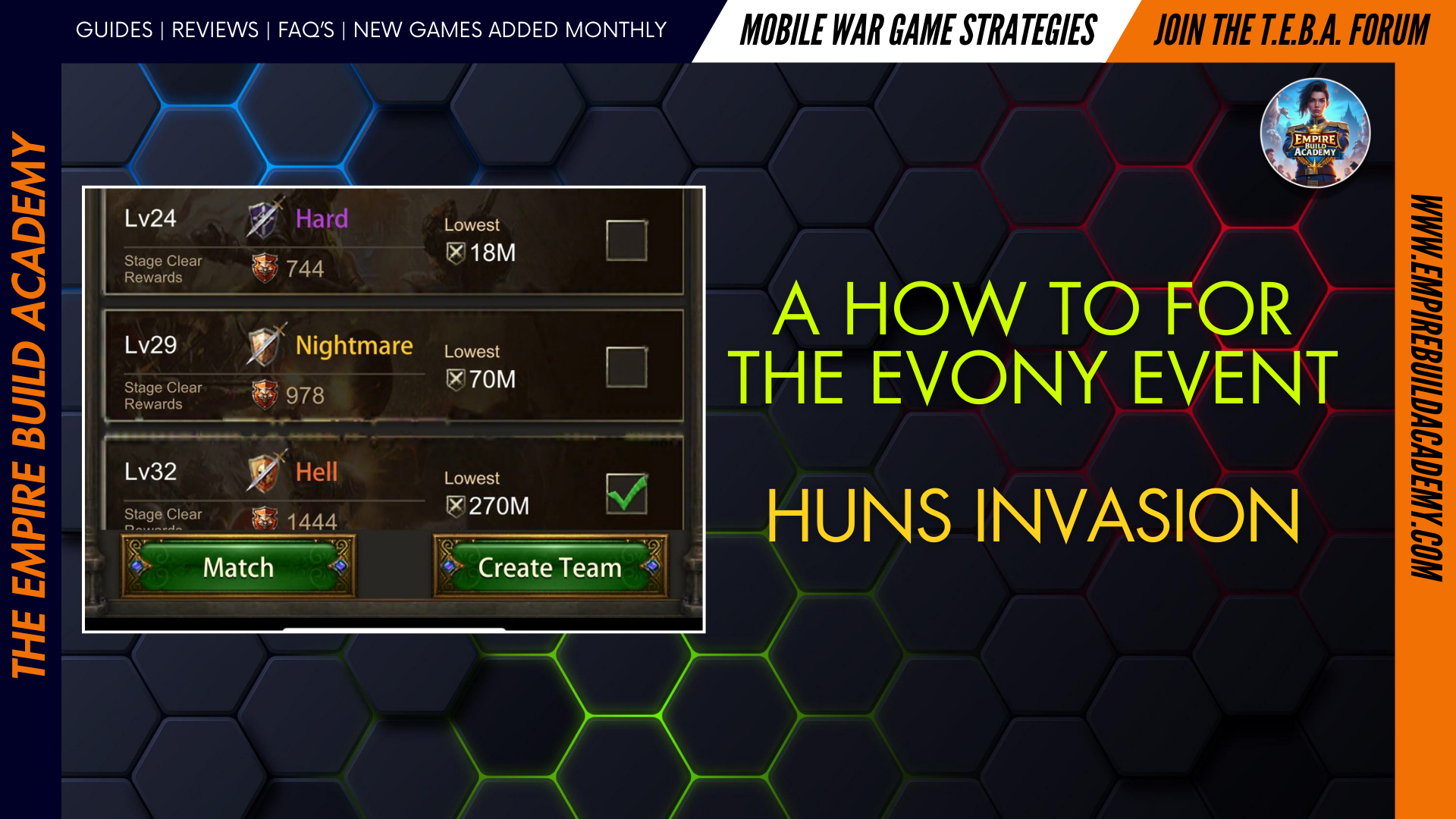 Huns Invasion | Empire Build Academy