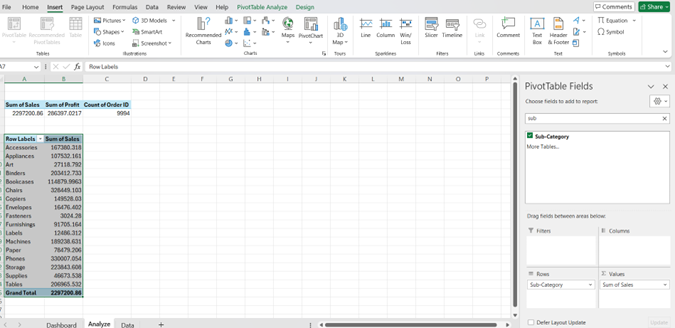 Create Dashboard in Microsoft Excel — Step by Step Method (Part 1)