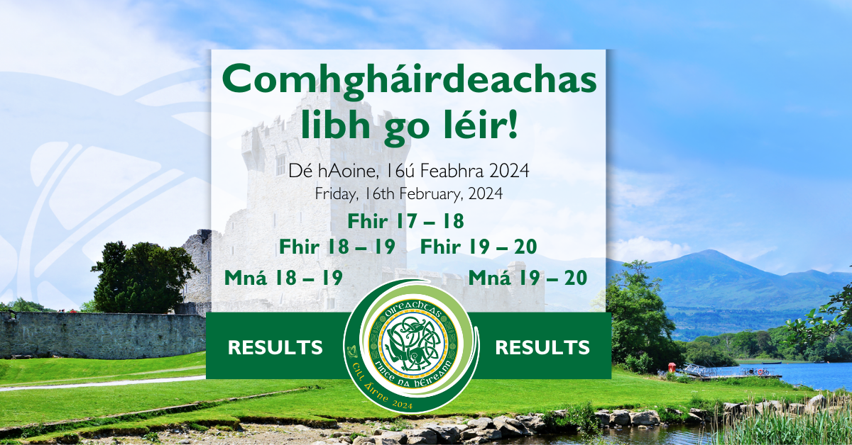 Day 6 Results | Dé hAoine, 16ú Feabhra 2024