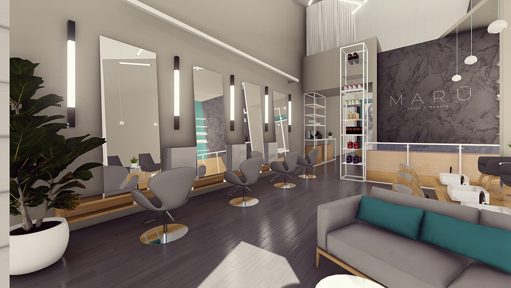 Realización de renders Salón de Belleza