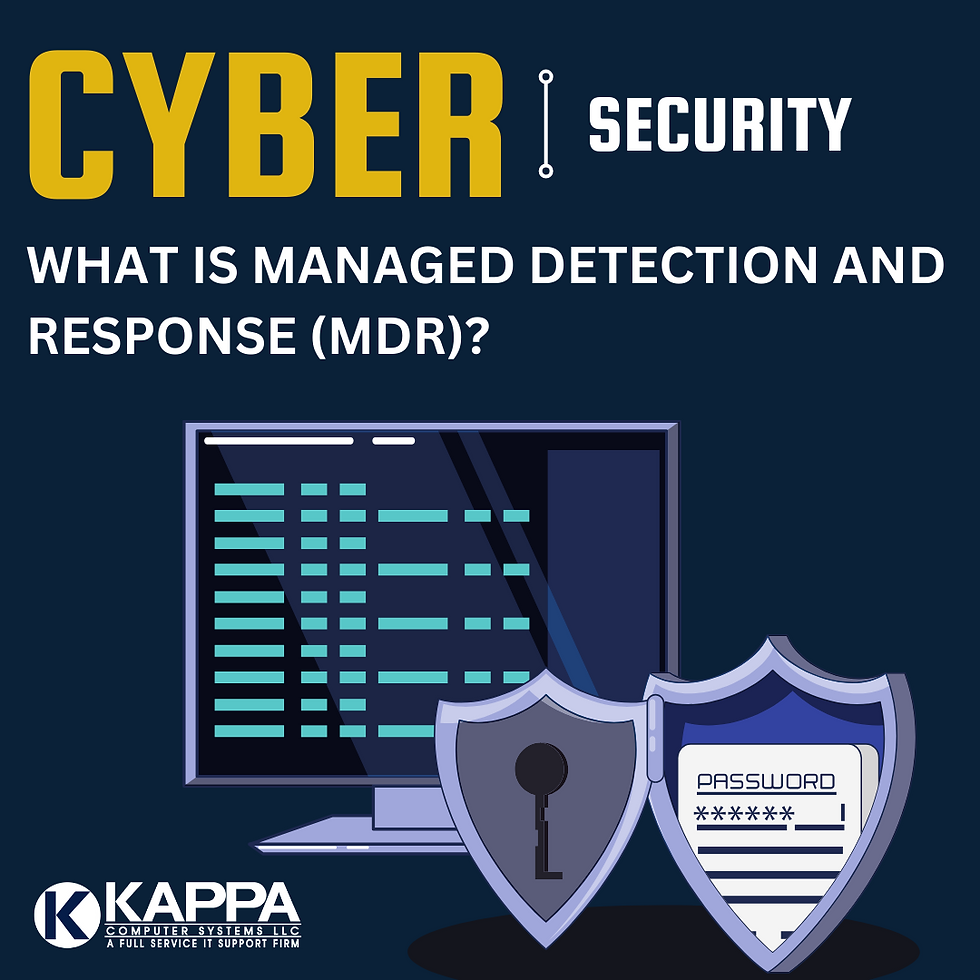 What is Managed Detection and Response (MDR)?| Kappa IT Support ...