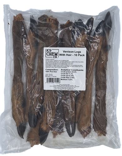 K9 Chew Co. Venison legs x 10 | Windmill Pet