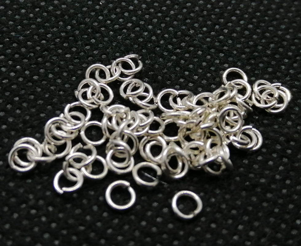 Open Jump Rings 4mm - Silver | Bead Crazy