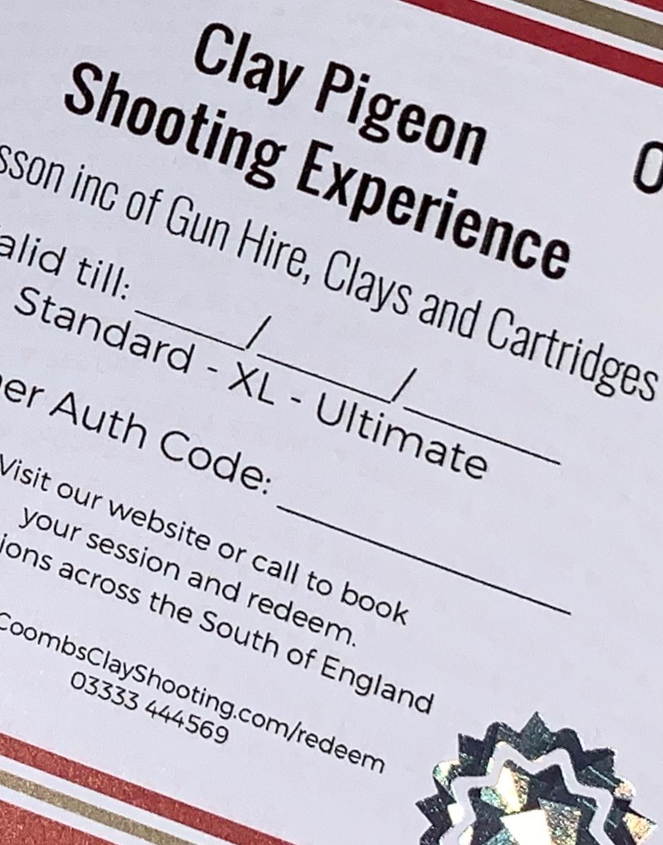 Gift Card | Coombs Clay Shooting