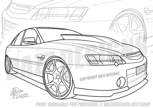 Custom VY Colour in page | Dazz Designs