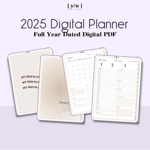 2025 Complete Dated Digital iPad Planner | Goodnotes Notability PDF ...