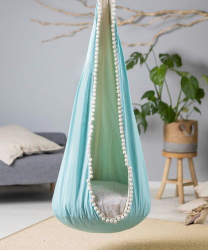Hanging Cocoon Swing for Kids - Pastel Flower | KidsFavoritesUK