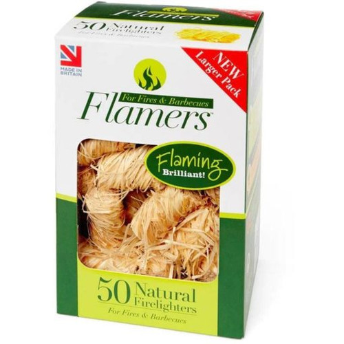 Flamers Natural Firelighters - One to light a fire