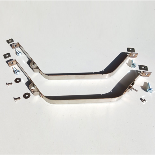 Honda Insight 00-06 Stainless Fuel Tank Strap Kit | SealedBeamRallyTeam