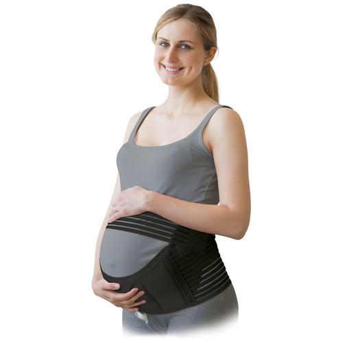 Protek Premium Elasticated Maternity Belt - BLACK | protek-supports
