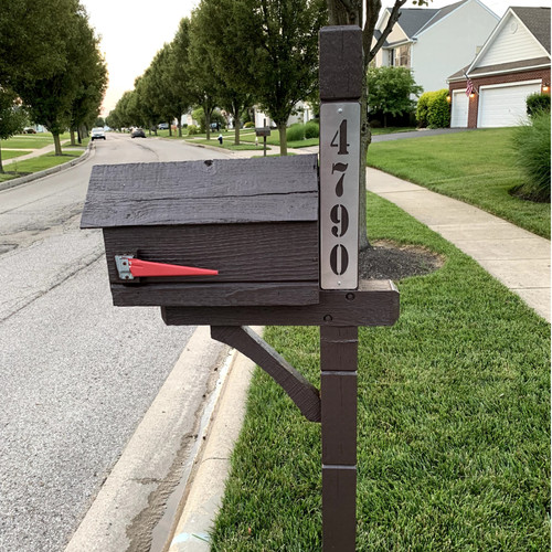 Mailbox Post Signs | Metal Latitude