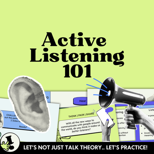 Active Listening Lesson /Activity - SEL - Communication Skills for ...