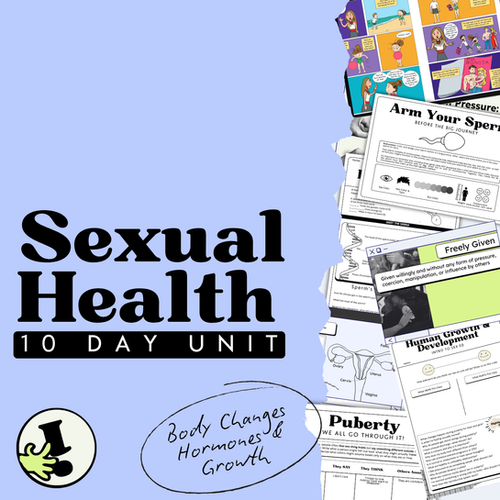 Middle School Sex Ed Unit | Puberty & Development | 10-Day Health ...