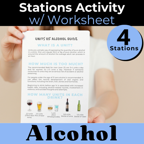 Dangers of Alcohol Stations Activity! FUN & Student-Led High School ...