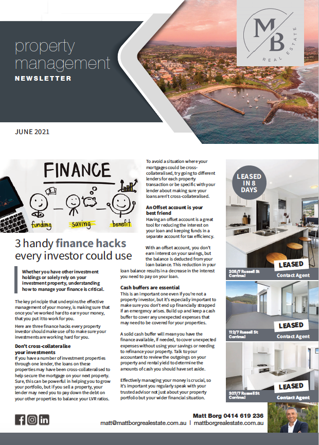 Property Management Newsletter | June 2021