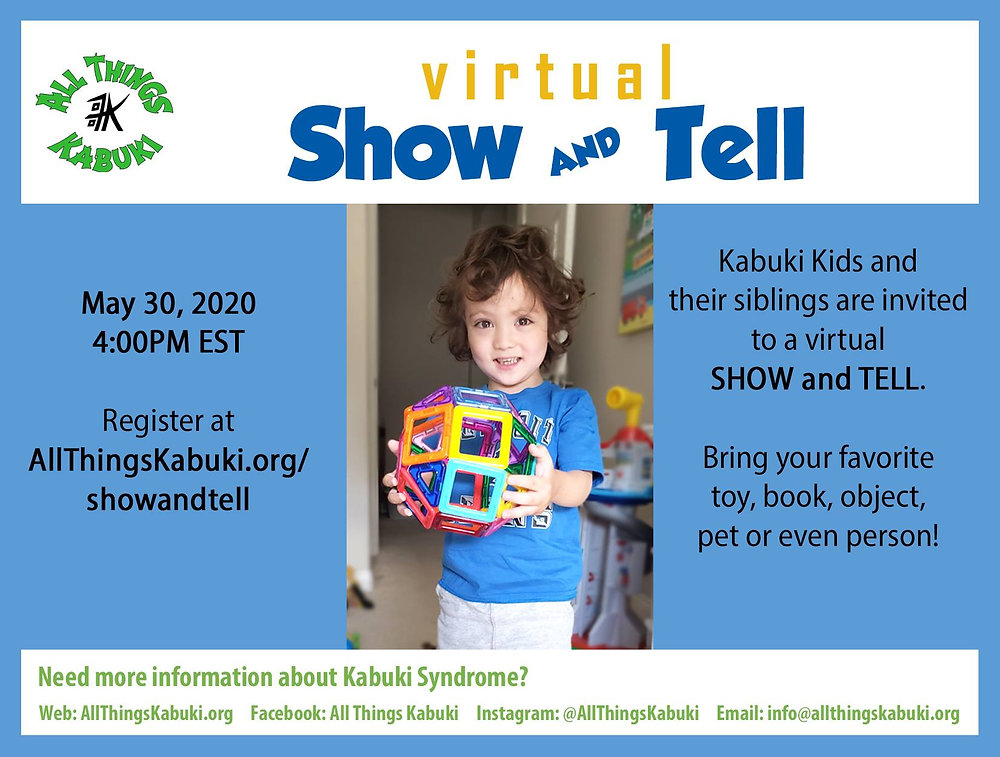 Virtual Show & Tell Registration OPEN!