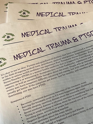 Medical Trauma Flyer | All Things Kabuki