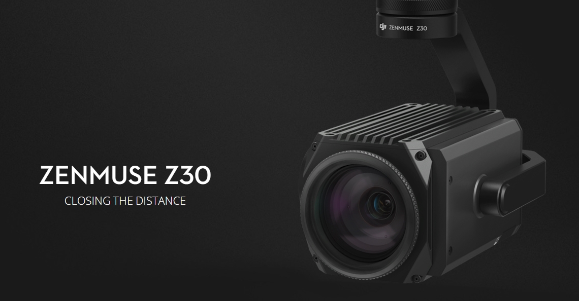 DJI ZENMUSE Z30 - A CÂMERA DE DRONE COM ZOOM DE 30X OPTICO.
