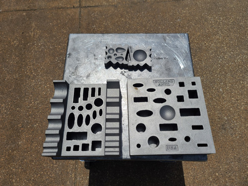 143lb 19 hole swage block | Holland Anvil