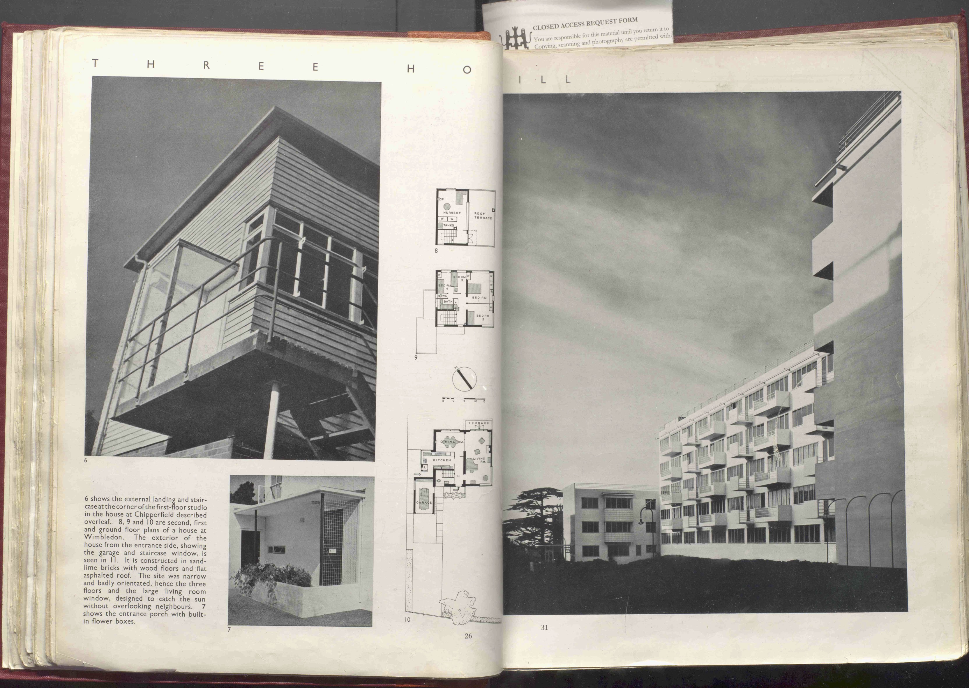 Pullman Court, SW2 architectural reviews 1936, 1937