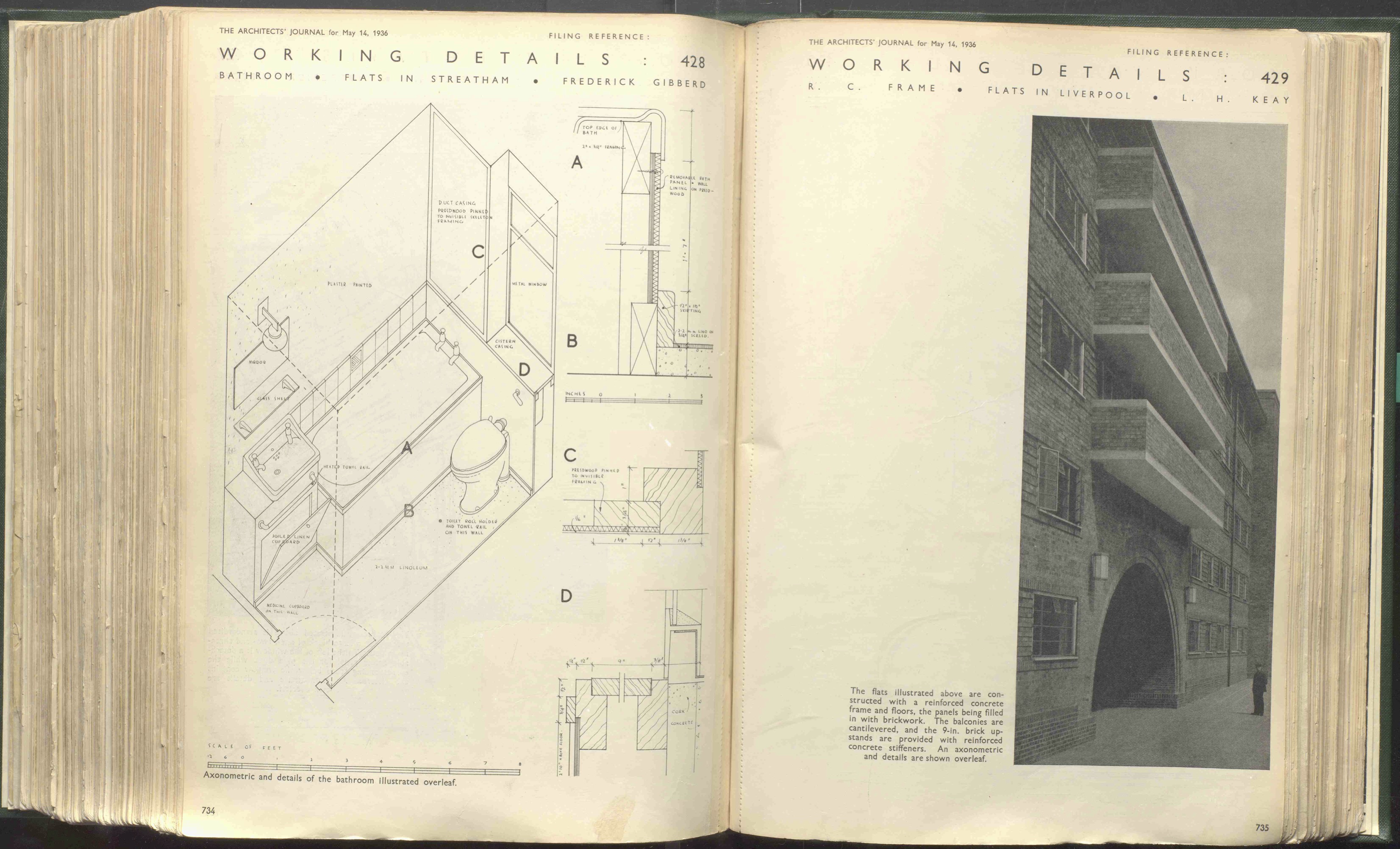 Pullman Court, SW2 architectural reviews 1936, 1937