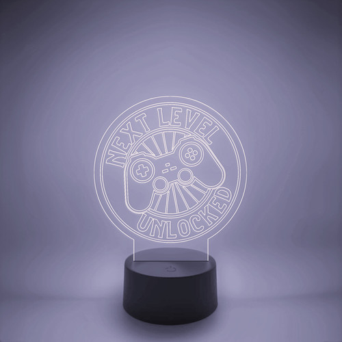 Next Level Unlocked Gamer LED Lamp | Fandom Laser | Night Light | LED Light