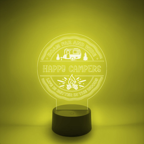 Happy Campers RV LED Lamp | Fandom Laser