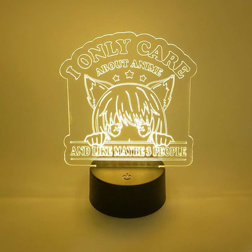 Anime & 3 People LED Lamp | Fandom Laser