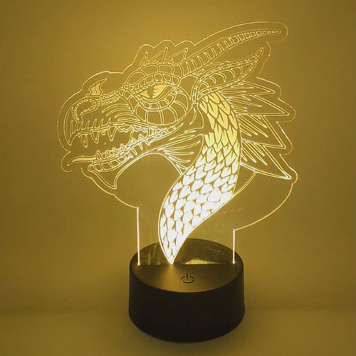 Dragon LED Lamp | Fandom Laser | Fantasy | LED Light | Night Light