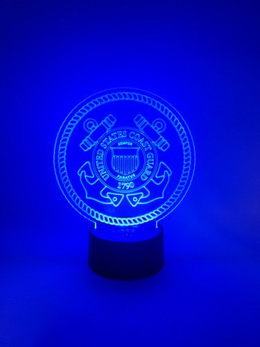 Coast Guard Novelty Desktop LED Sign | Fandom Laser