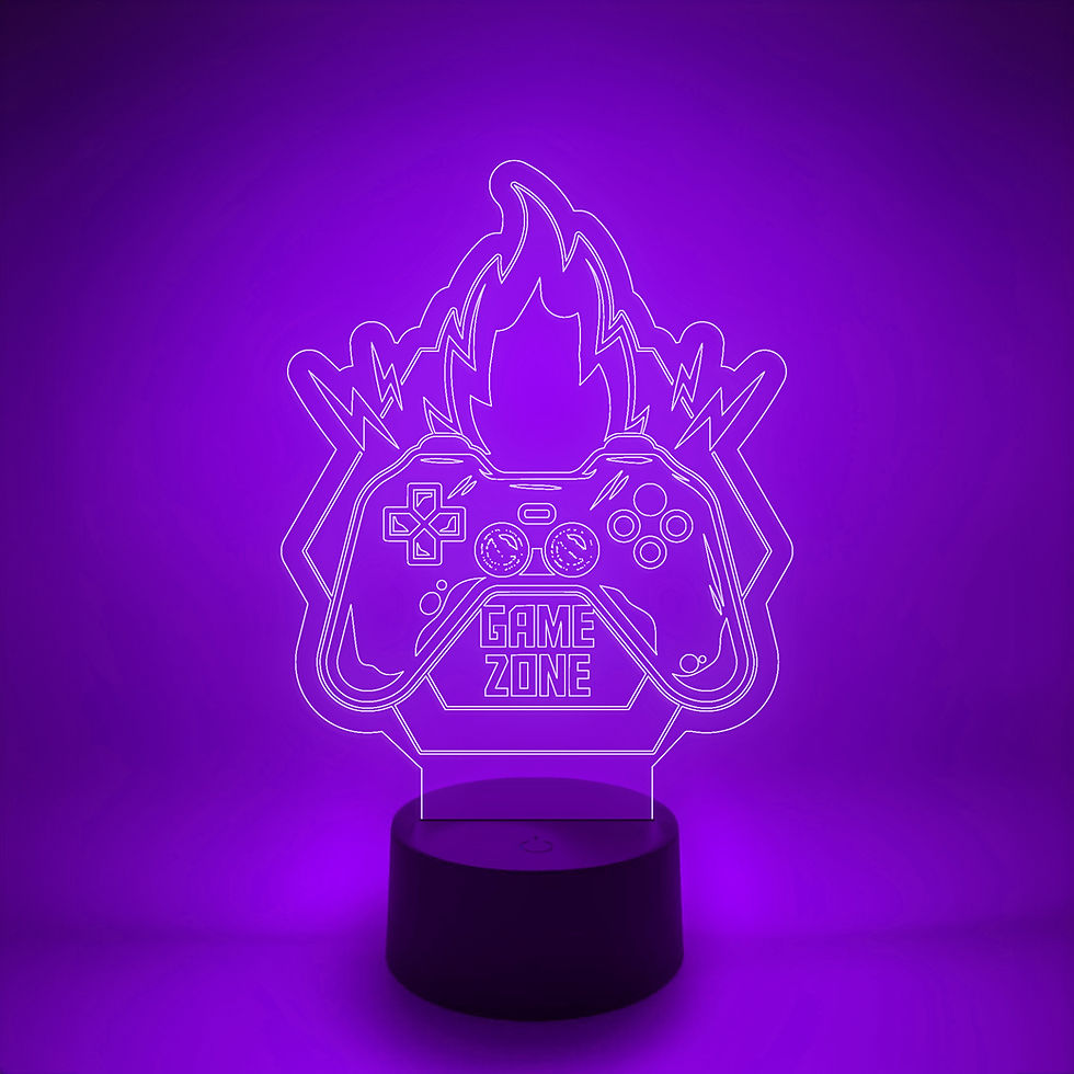Gamer Lights & Arcade Decor | Fandom Laser | Lamps & Night Lights