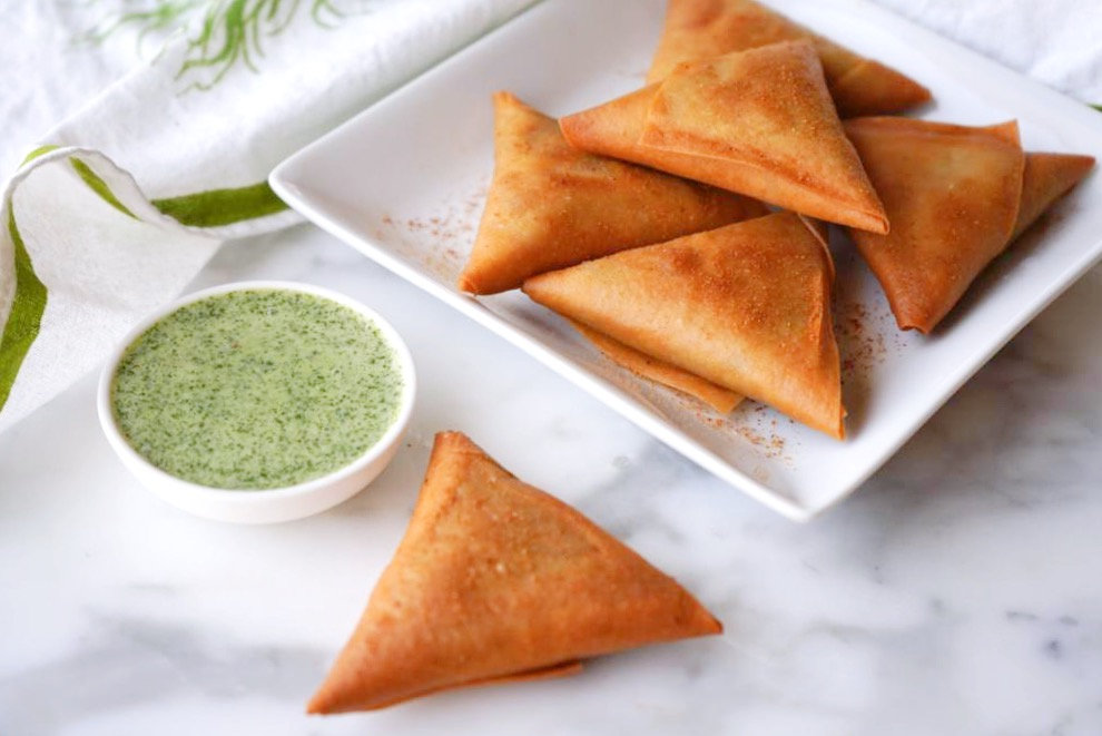 Ground Beef Qeema Samosa Recipe