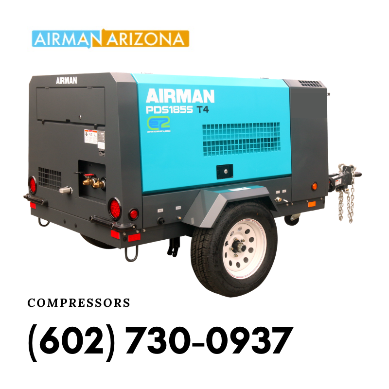 AIRMAN Air Compressor 185 cfm | PDS185S-6E1 | BTW Equipment Supply
