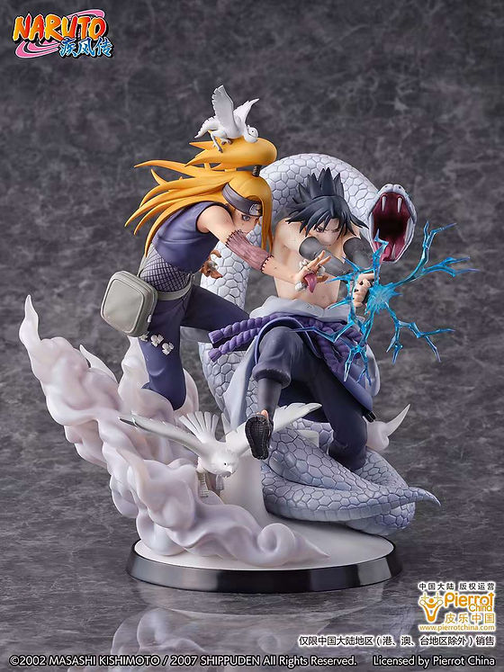 Sasuke Vs Deidara Shippuden