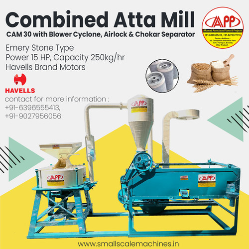 Combined Atta Mill - CAM 30 Atta Chakki | Ahamad Projects-Atta-Plant