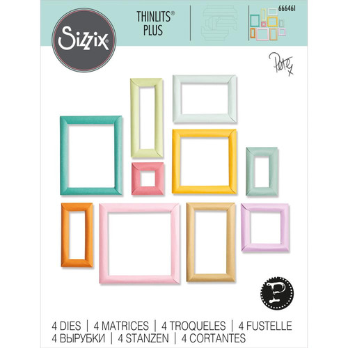 Sizzix Sizzix Thinlits Dies By Pete Hughes Dimensional Multi-Frames | Scrapbook Supply