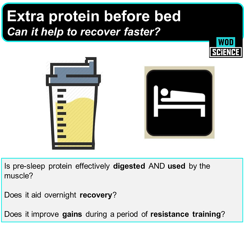 Extra protein before bed: Can it help recover faster?