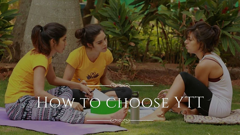 How to choose your YTT in 2024