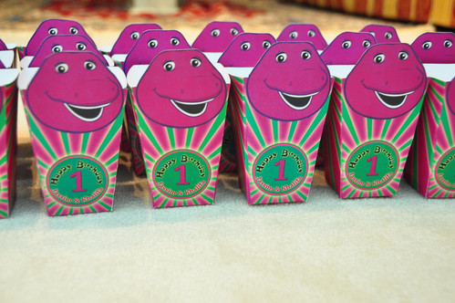 10 Barney Snack Boxes | letspartybh