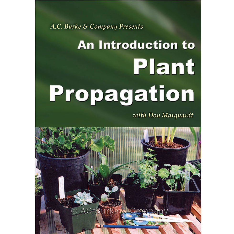 An Introduction to Plant Propagation DVD