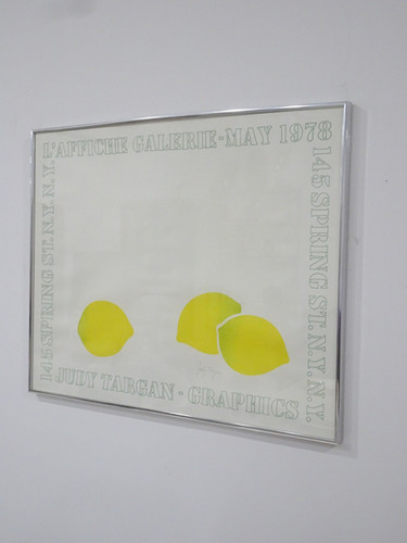 vintage judy targan lemon lithograph, signed 1978 | pip home